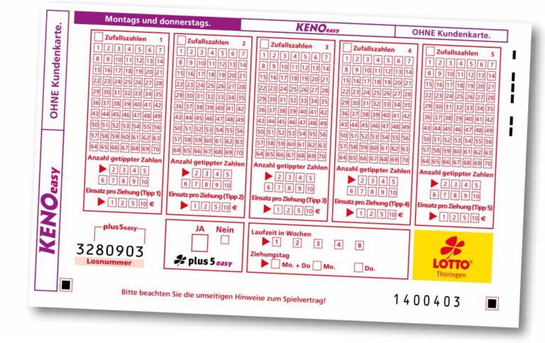 "KENO easy" neu bei Lotto Thüringen und Hessen - Lotto Magazin